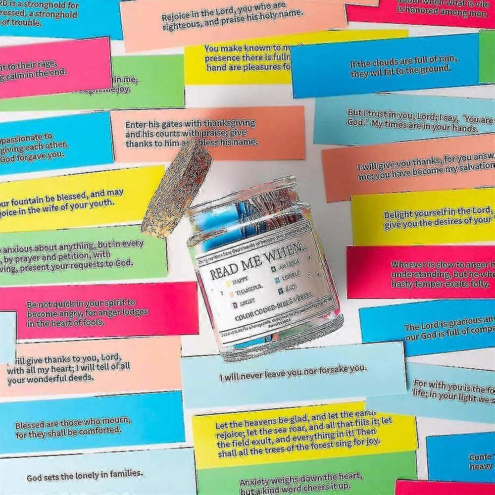 The Hope Jar Bible Verses, Glass Prayer Jar with 90 Coloring Scriptures ...