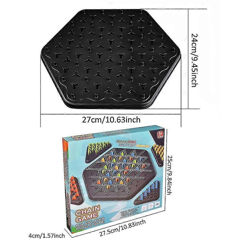 Chain Triangle Game, Interactive Board Game, Triangle Chess Board Game ...