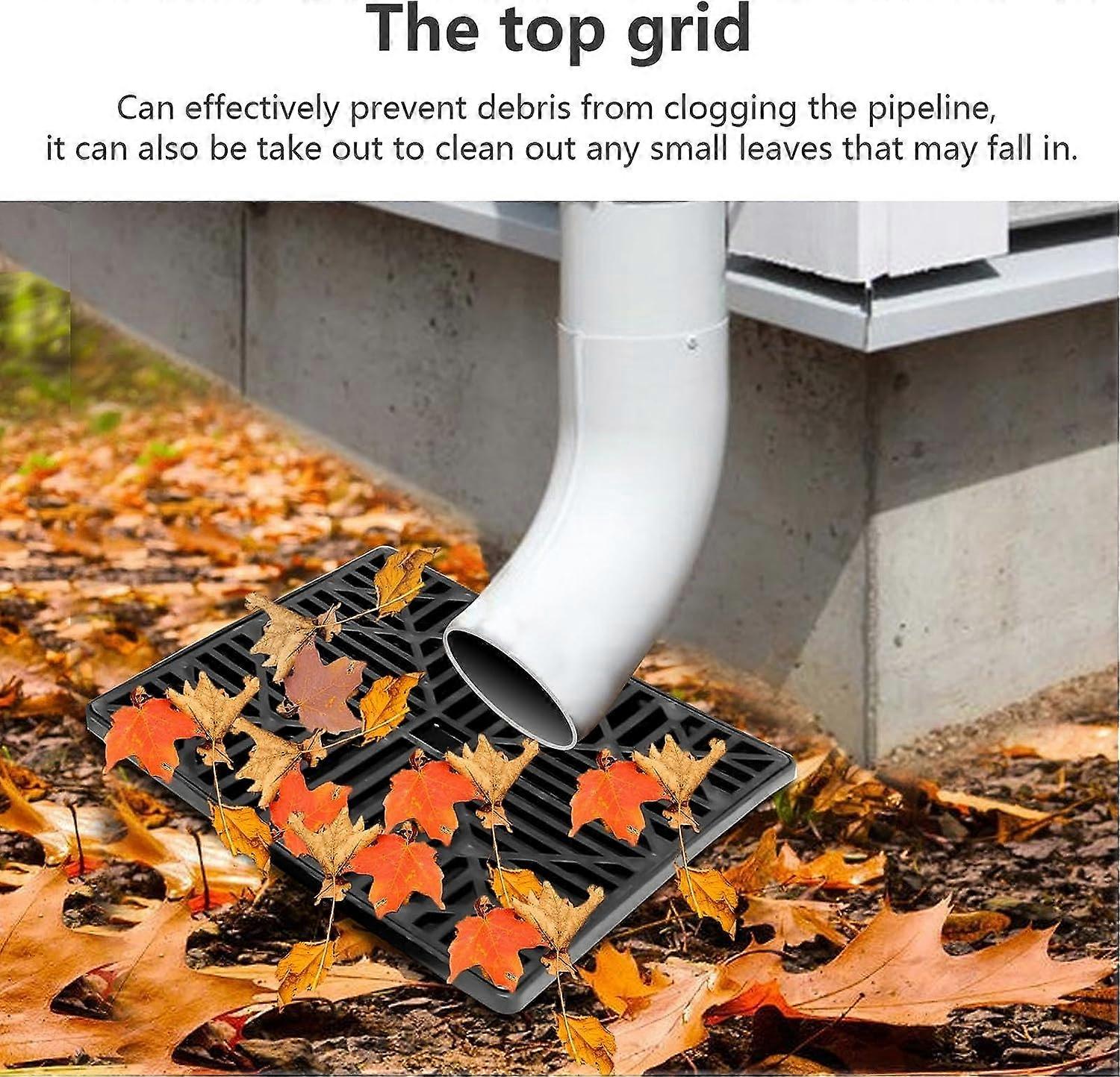 Gutter Downspout Extensions Dual Drain Holes Rain Gutter Downspout ...