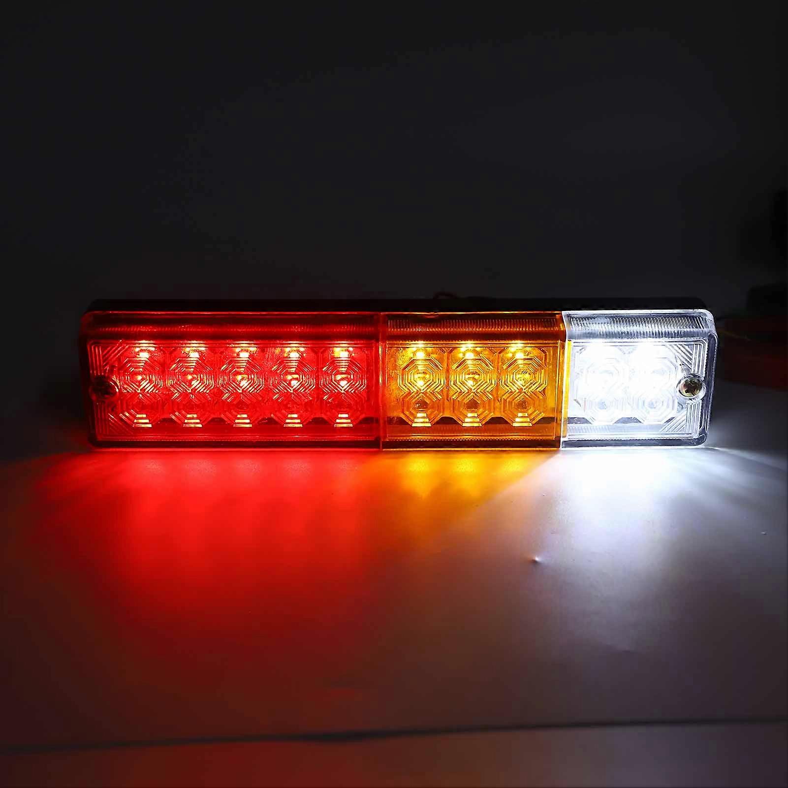 2pcs LED Tail Rear Reverse Lights Turn Ute Truck Trailer Caravan ...