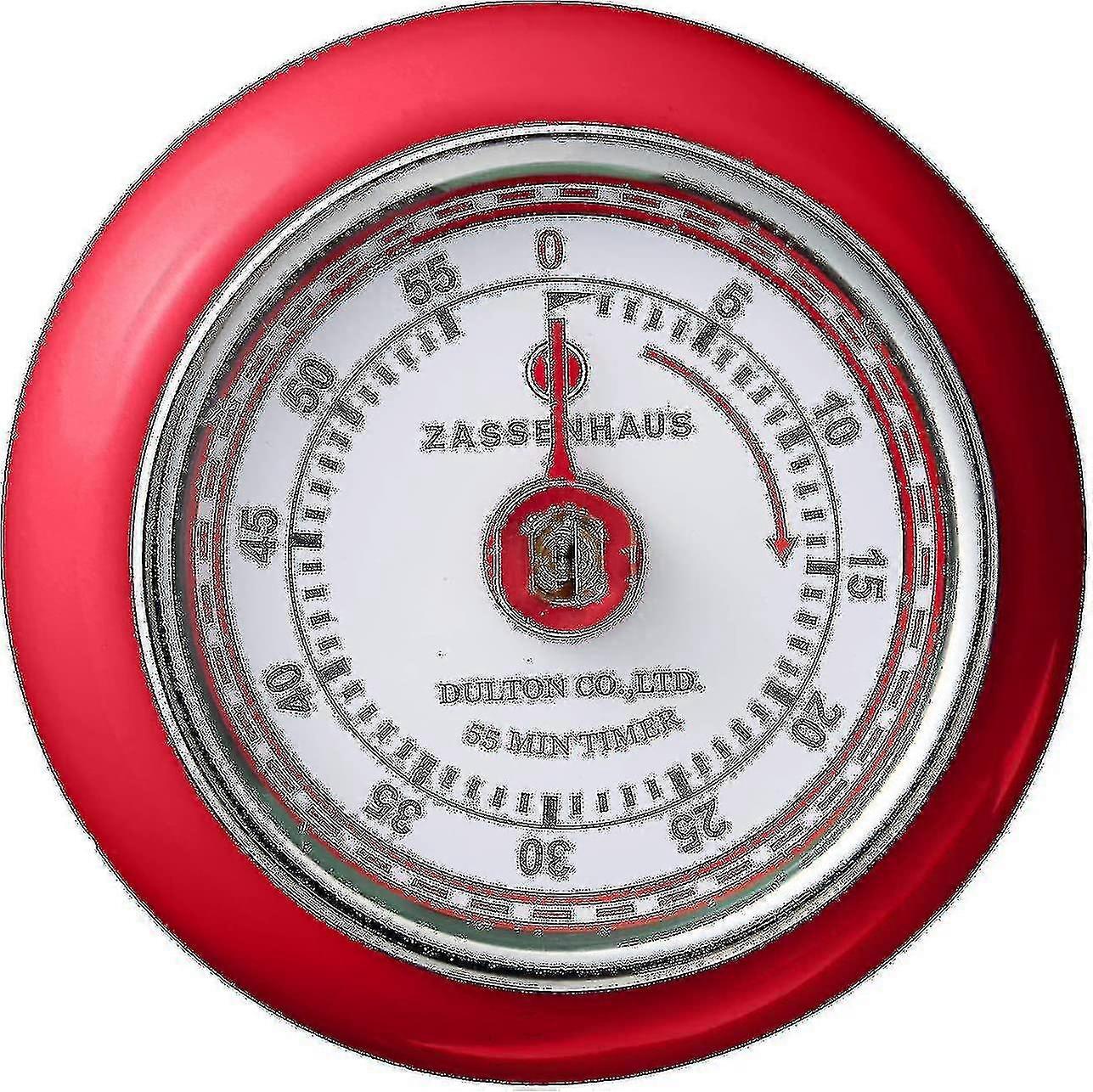 Magnetic Retro Kitchen Timer, Classic Mechanical Cooking Timer (red ...