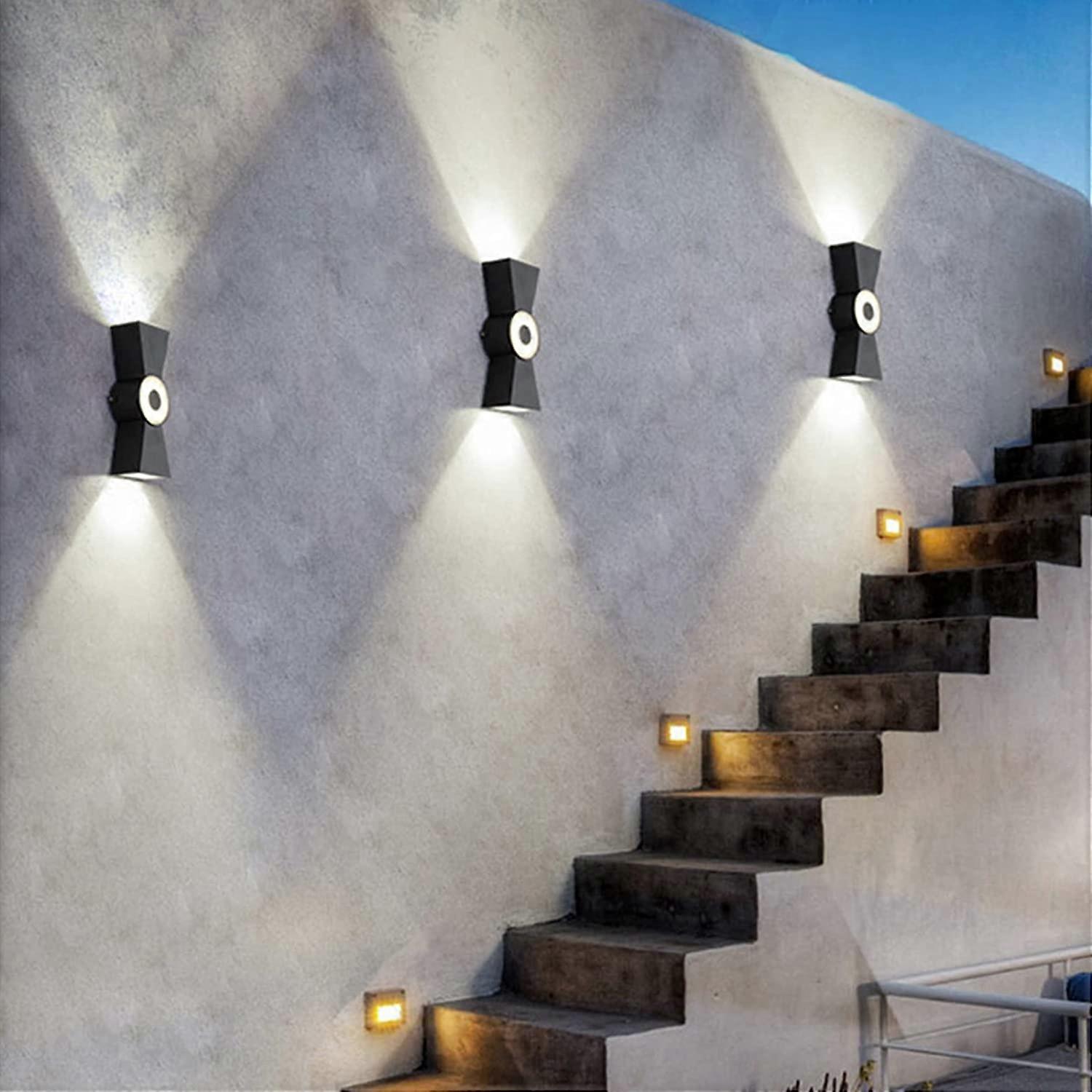 LED Wall Lights 12W Indoor Outdoor Modern Wall Lamp IP66 Waterproof LED ...