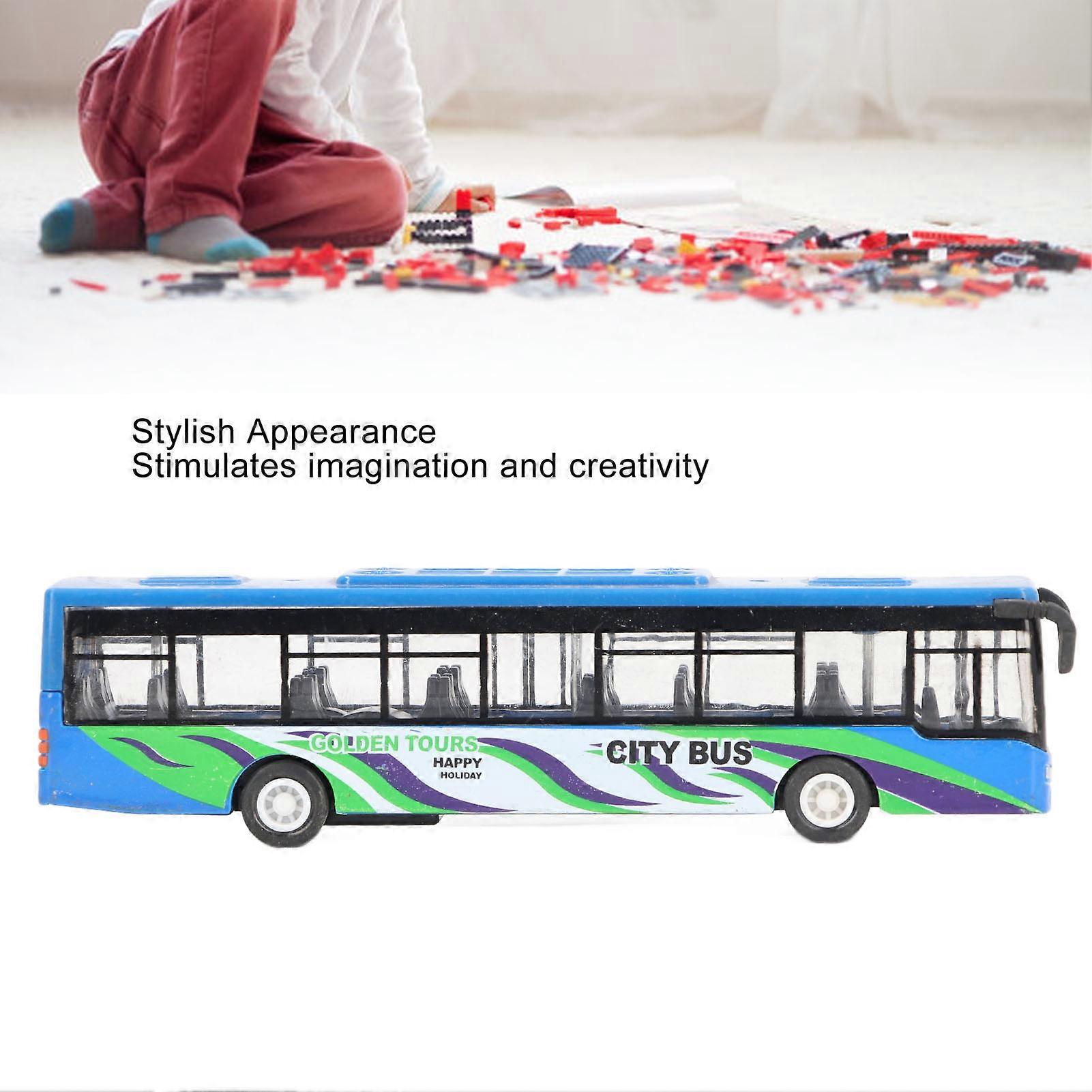 Pull Back Alloy Bus Extended Length Full Function Solid Structure ...