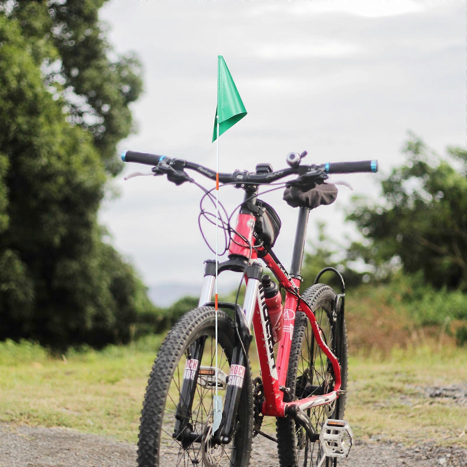 1 Set of Advertising Bike Flag Portable Bicycles Flag Professional Kids ...