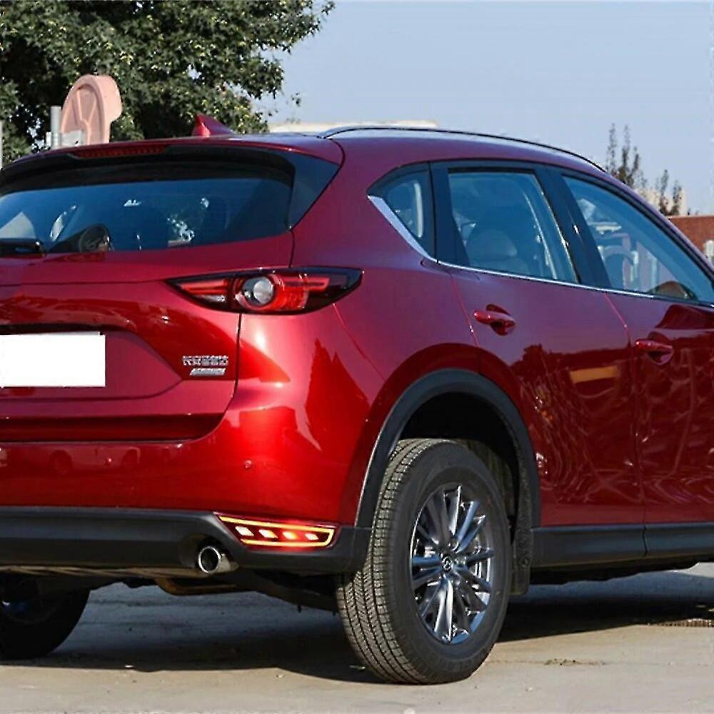 2Pcs For Mazda CX-5 CX5 2017 2018 2019 2020 2021 LED Rear Reflector Taillight Fog Lamp Rear ...