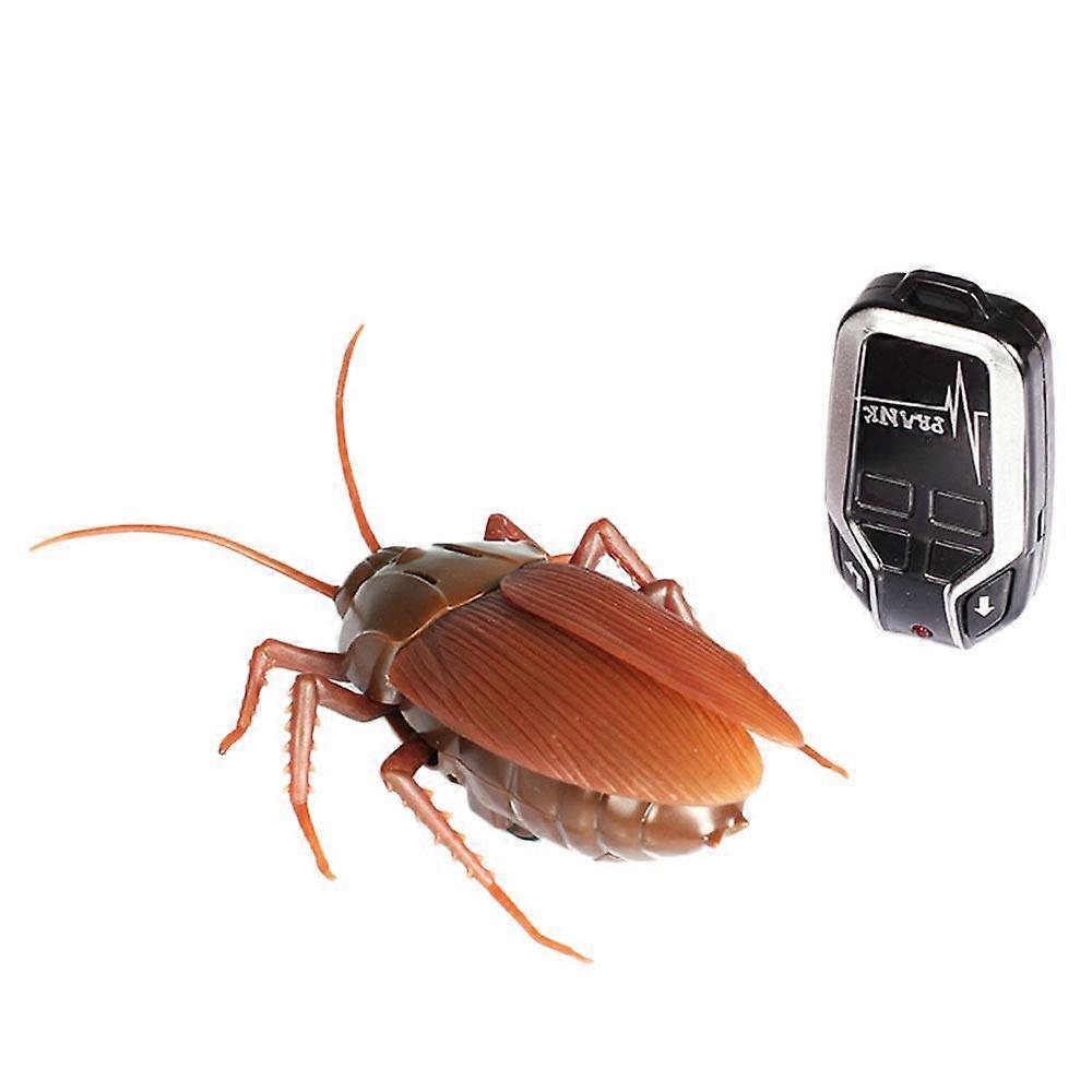 Mini Remote Control Cockroach Insects Toy Novelty RC Infrared Electric ...