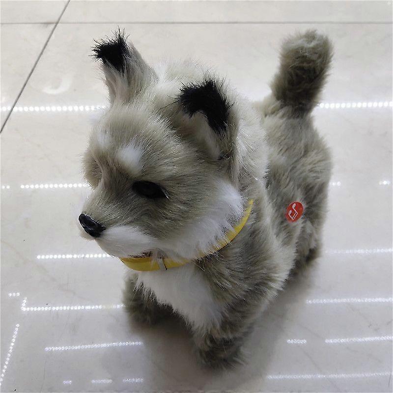 Husky# Electric plush simulation induction walking dog light control ...