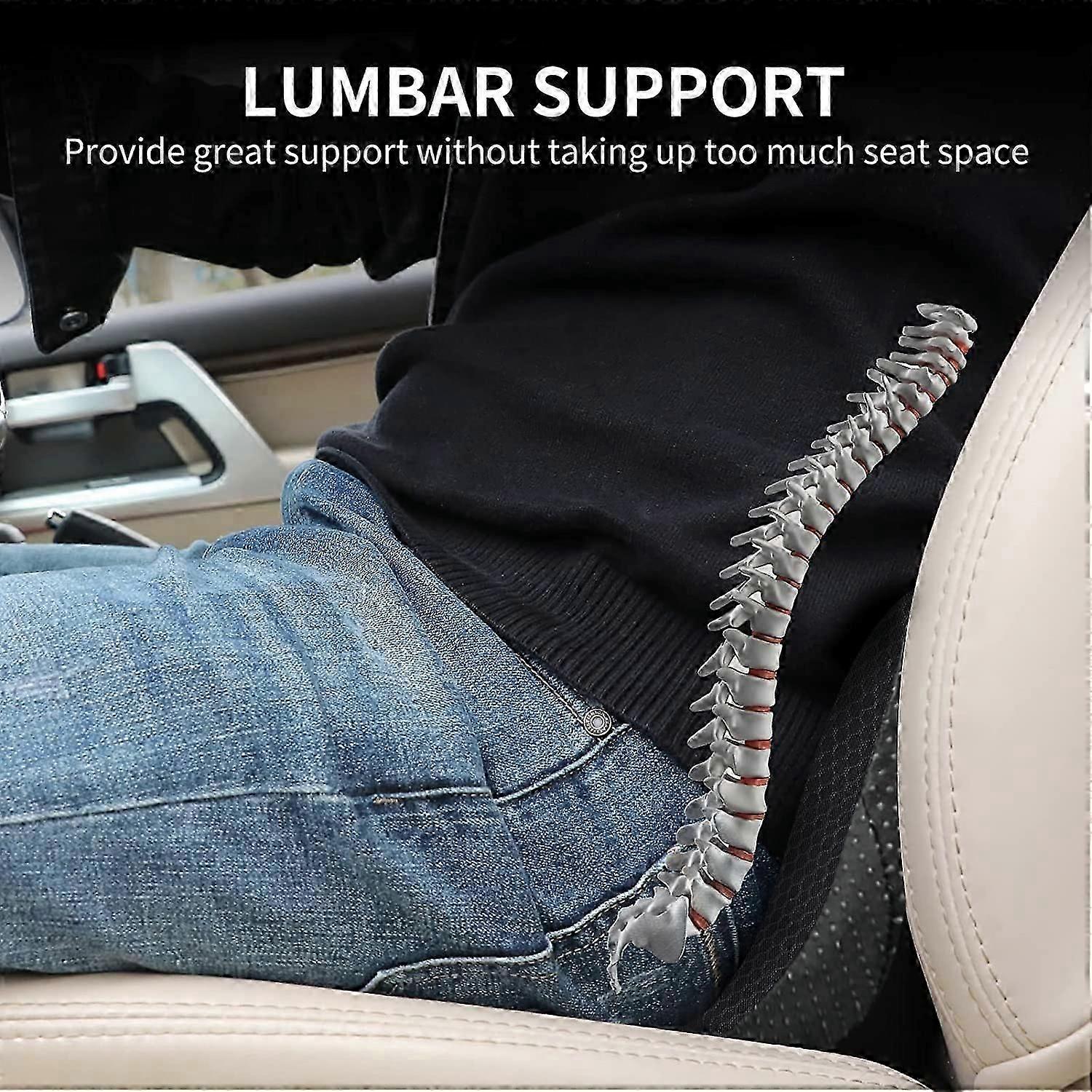 Memory Foam Car Seat Cushion for Sciatica & Back Pain Relief ...