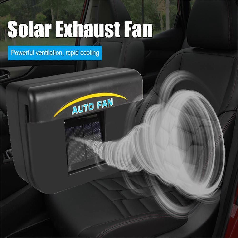 Universal Mini Solar Car Exhaust Fan Window Windshield Exhaust Port ...
