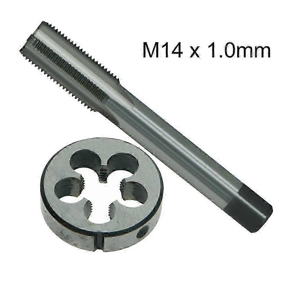 HSS M14 X 1.0mm Tap & M14 X 1.0mm Die Metric Thread Right Hand Tap Set ...
