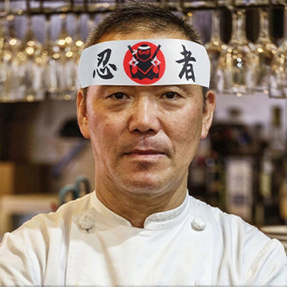 6pcs Ninja Headband Japanese Hachimaki Headband For Karate Sushi ...