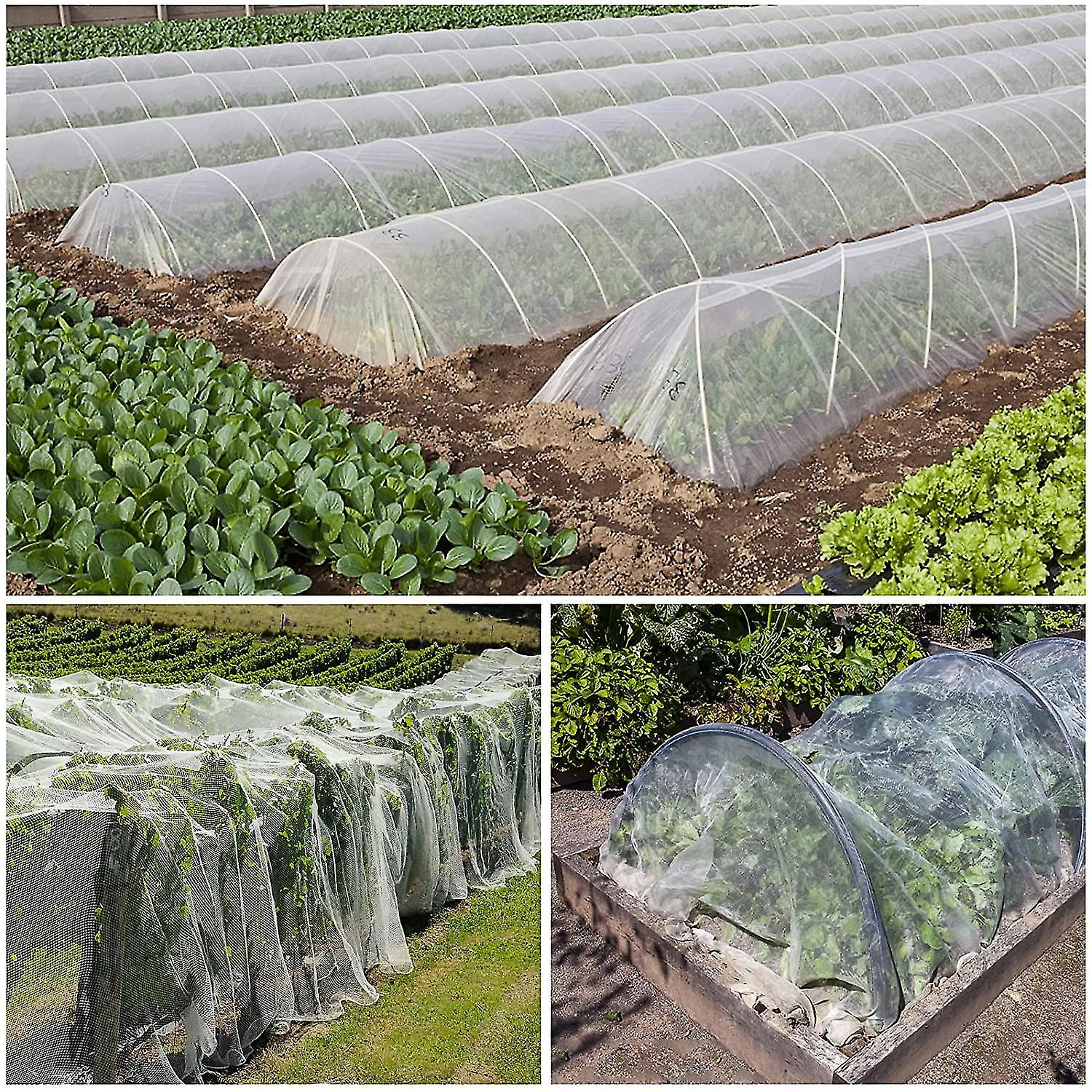 Garden Insect Netting Fine Mesh, 3x5m Vegetable Protection Net For ...