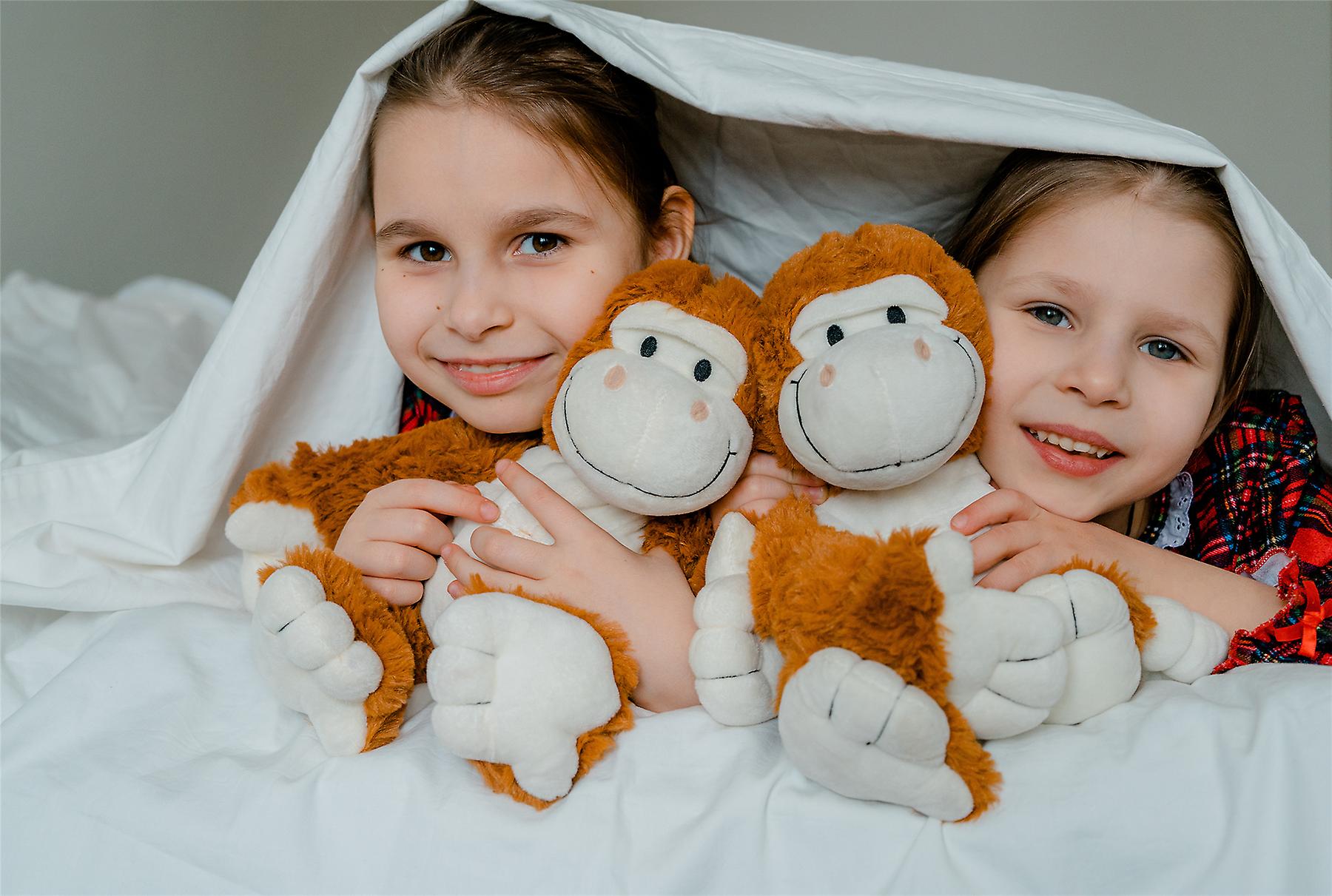 Heatable Monkey Microwavable Teddy Soft Toy | Fruugo UK