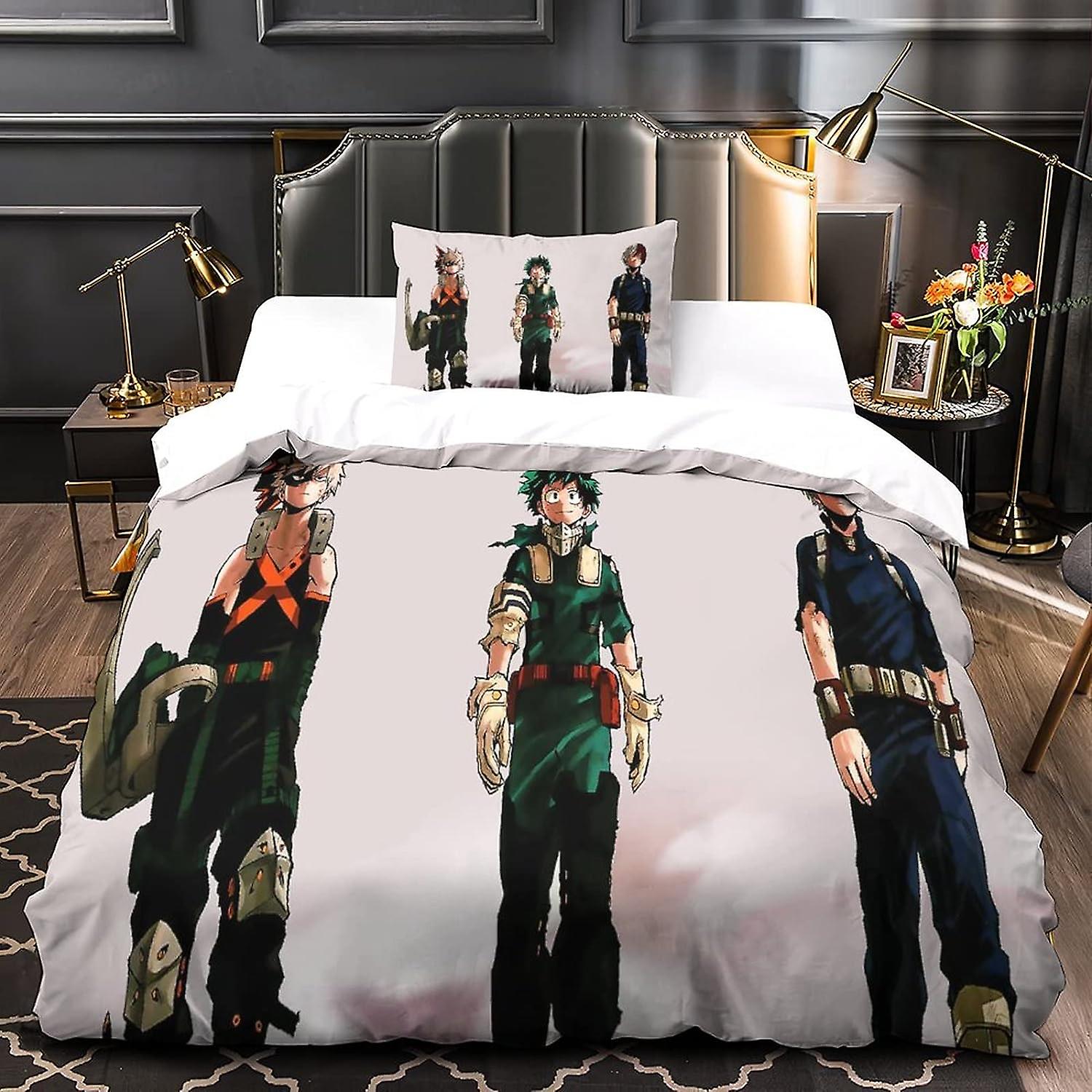 My Hero Academia 3D Printed Quilt Cover Duvet Cover Bedding Set ...