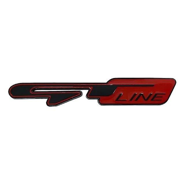 3d Metal Gt Line Logo Car Fender Trunk Badge Decal For Peugeot 5008 308 ...