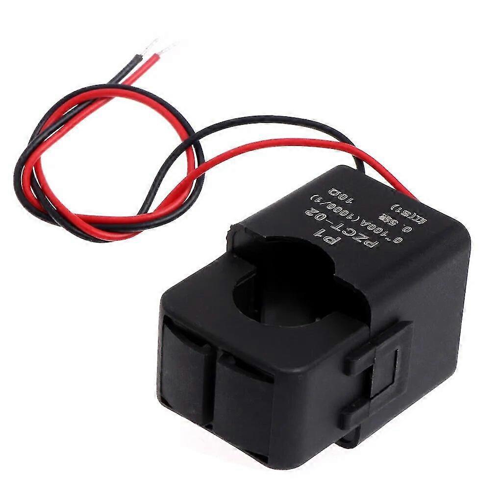 PZCT-02 Split Core Current Transformer Coil Sensor for 100A Amp Energy ...