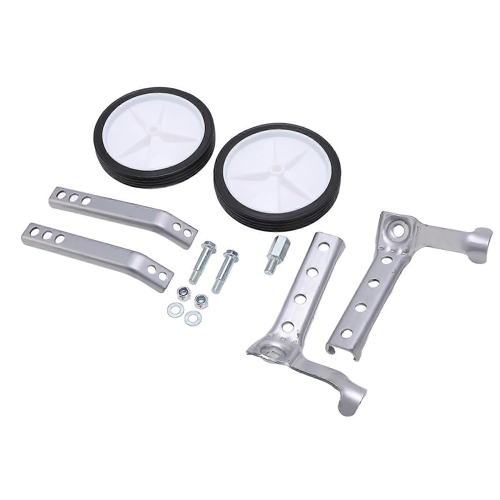 Bicycle Training Wheels Adjustable Steel Plastic Riding Auxiliary ...