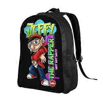 SML Jeffy The Rapper Unisex Backpack Laptop School Bag College Student ...