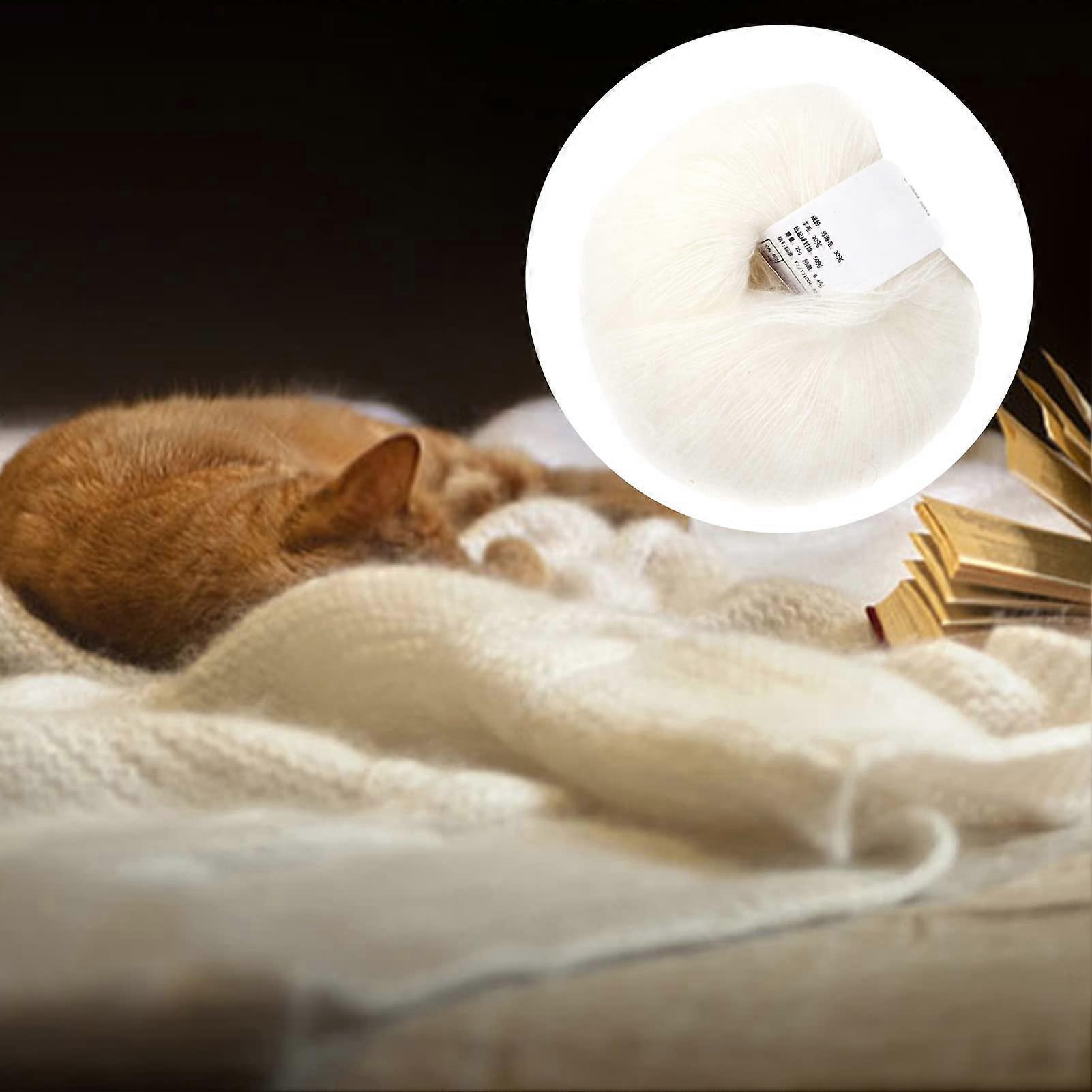 Soft Angora Yarn, Crochet Mohair Yarn, Wool Chunky Soft Fluffy Balls ...