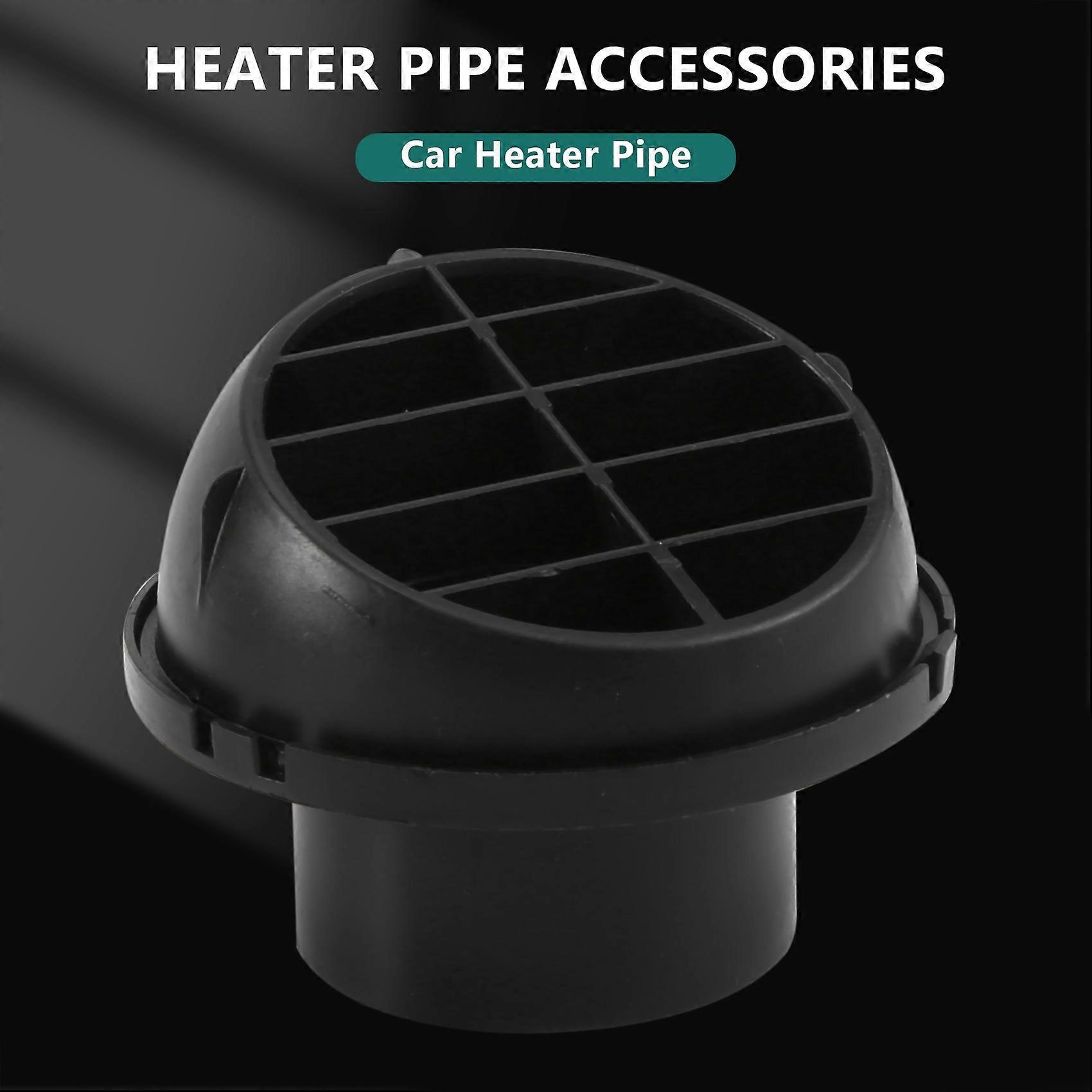 60mm Car Auto Heater Pipe Duct T Piece Warm Air Outlet Vent Hose Clips ...