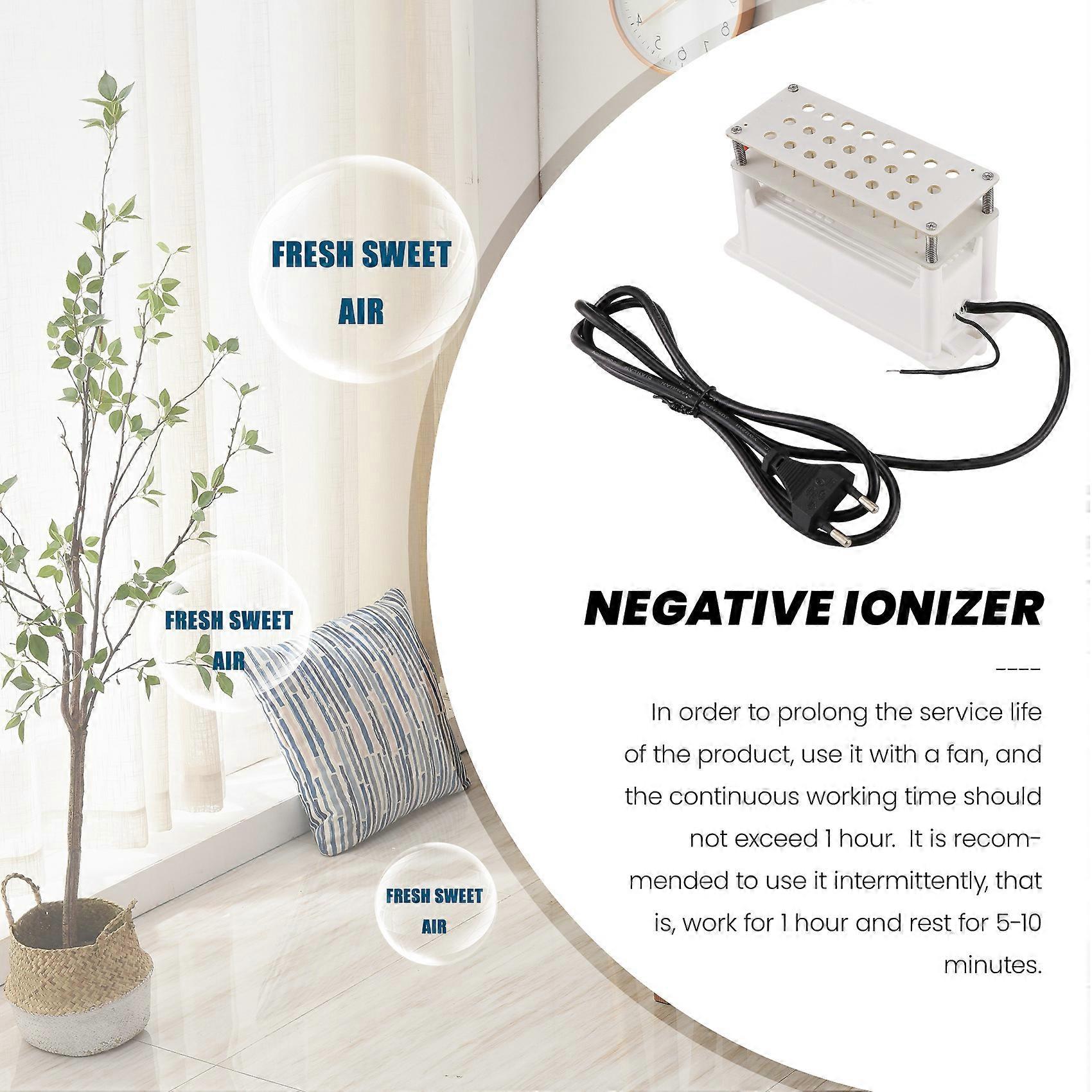 Negative Ionizer Generator Ionizer Air Purifier Remove Smoke Dust Air ...