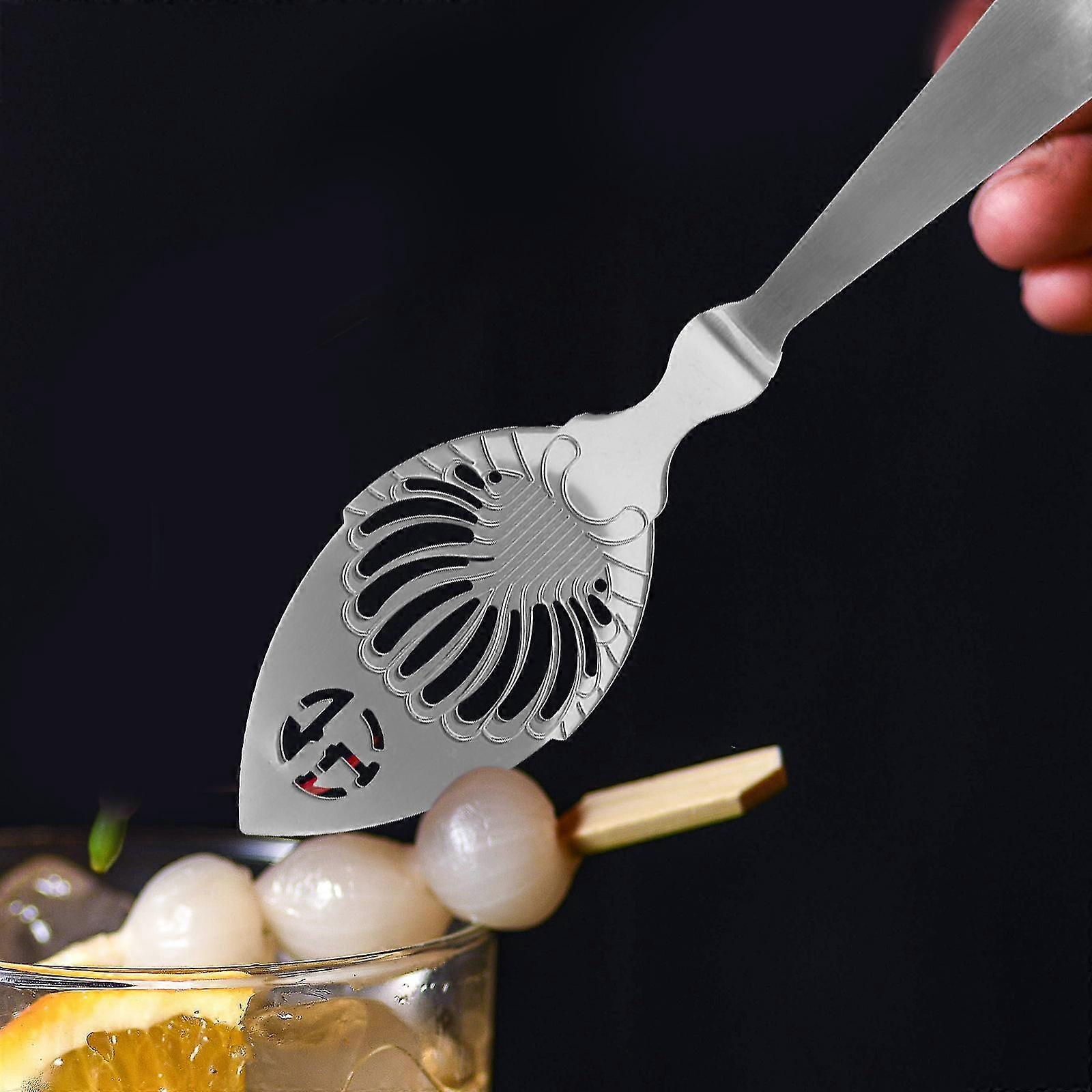 2pcs Absinthe Spoons Stainless Steel Spoons Cocktail Utensils For Party ...