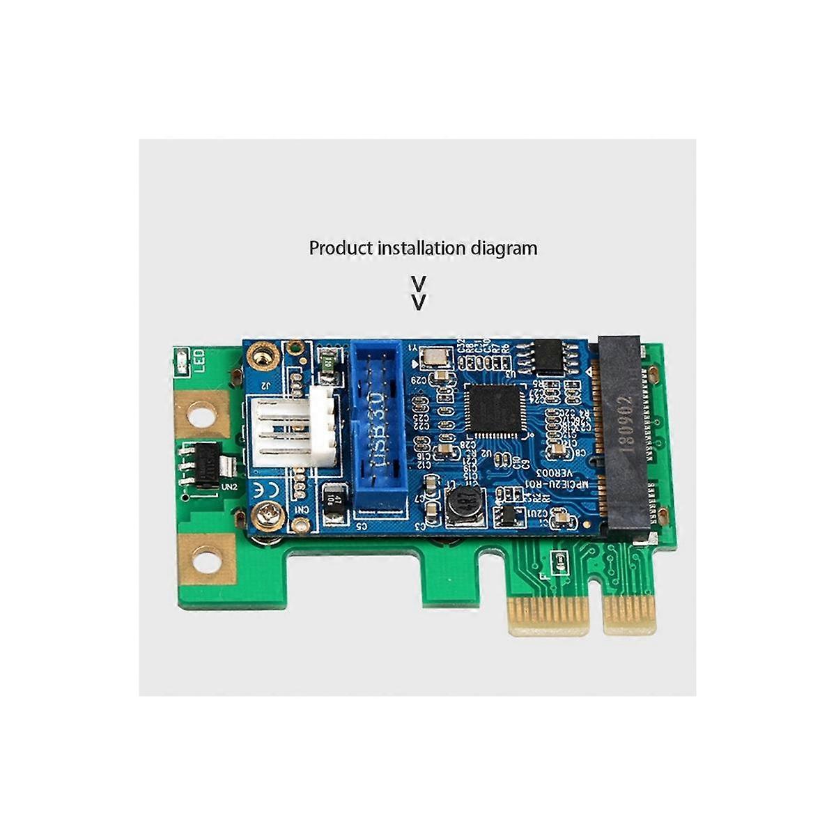 PCIE to Mini PCIE Adapter Card, Efficient, Lightweight and Portable ...