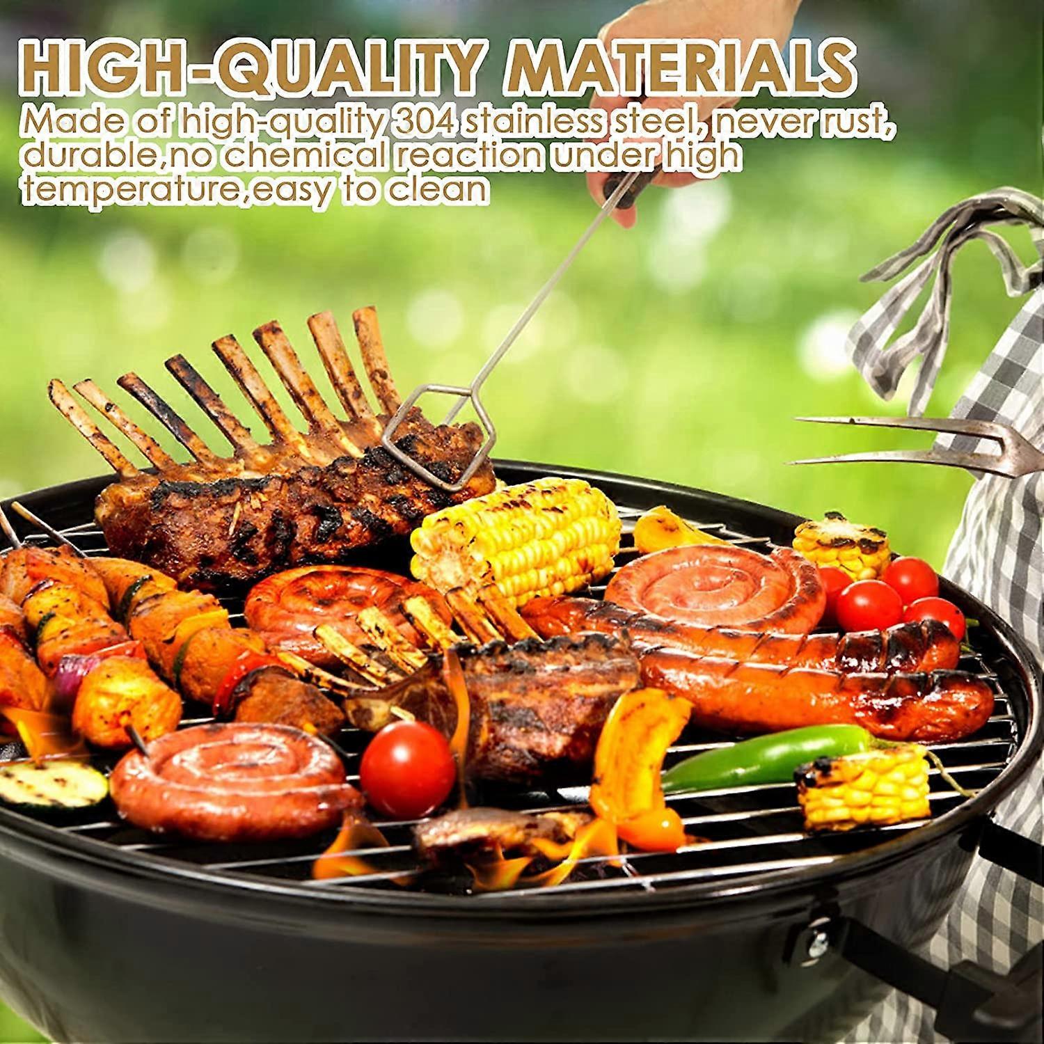 Round Barbecue Grill 28 Cm, Round Steel Mesh, Multi-Purpose Tray Grill ...