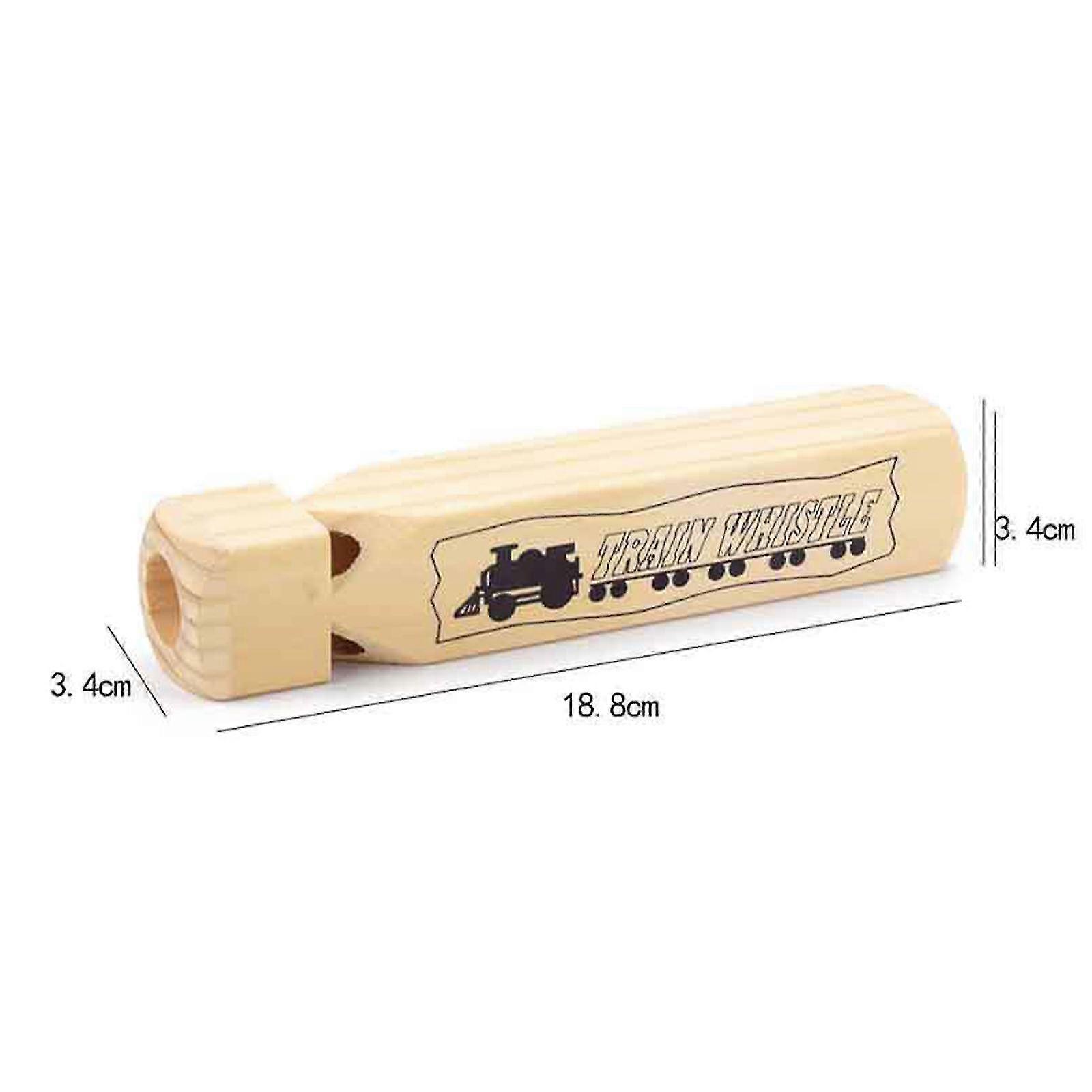 Wooden Train Whistle For Kids, Train Whistle 4-Tone Natural Wood ...