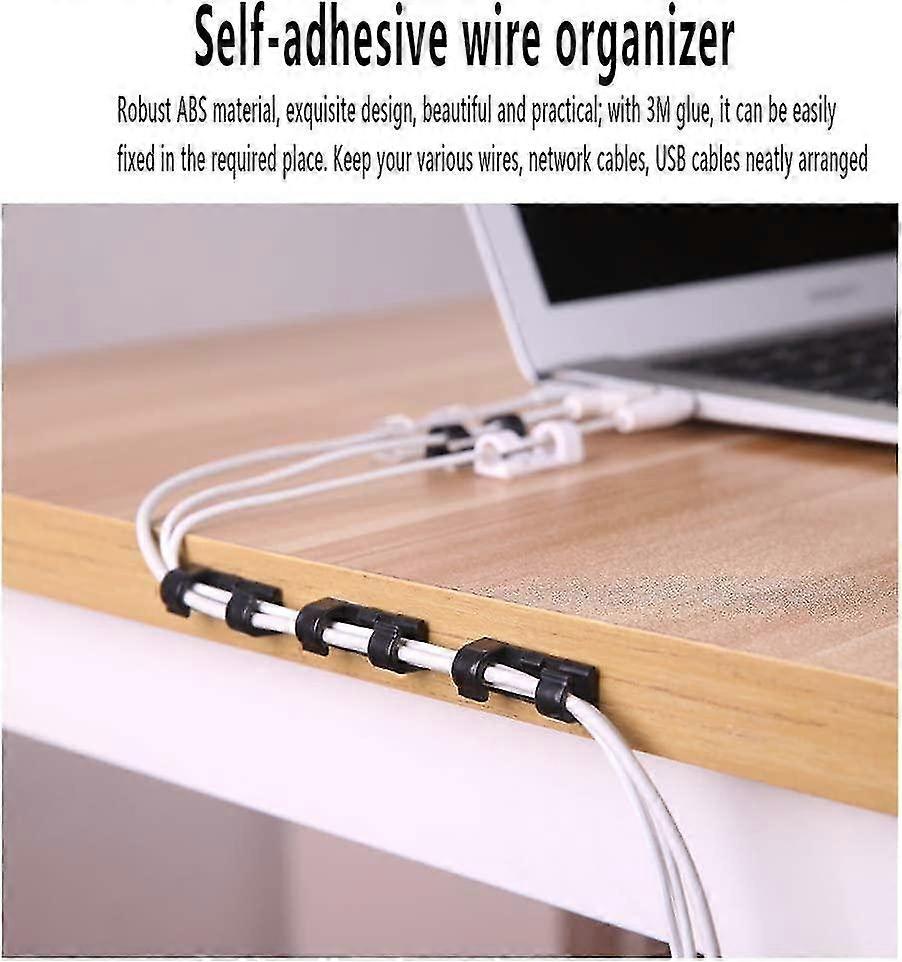 60 Pcs Self Adhesive Cable Clips, Adhesive Adjustable Cable Clips ...