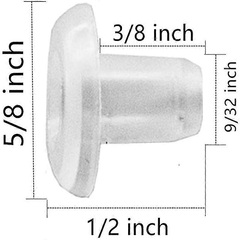 40 Pieces Horizontal Blinds Bottom Rail Button Plugs Blinds Bottom Rail ...