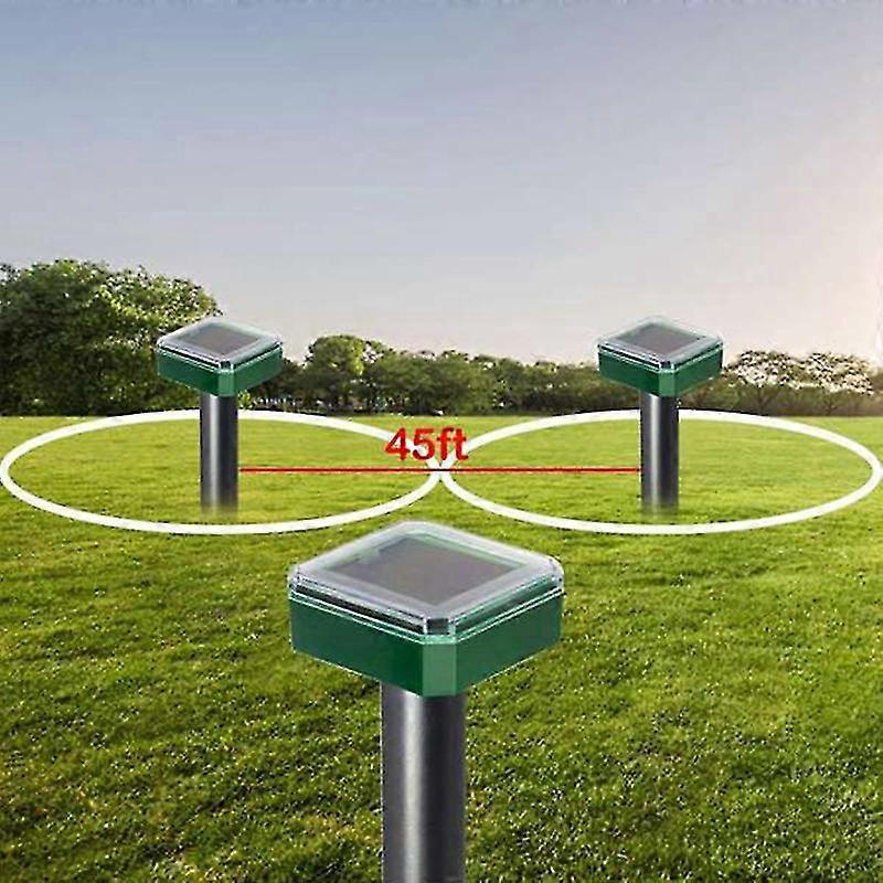 6 Pcs Solar Powered Snake Repellent For Outdoors,ultrasonic Snake ...