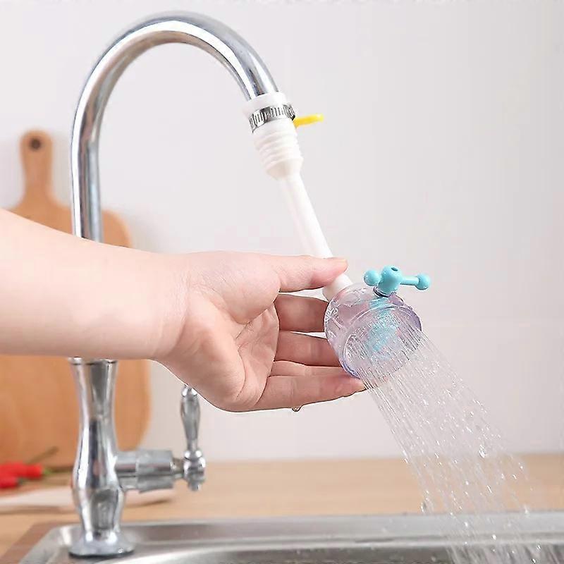 Rotatable Sink Tap Extender Sprayer Adjustable Faucet Adapter Nozzle ...