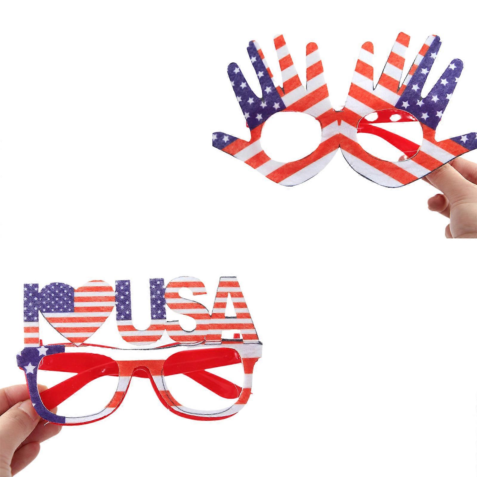 American Flag Glasses Party Patriotic Party Glasses 4th Of July Glasses ...