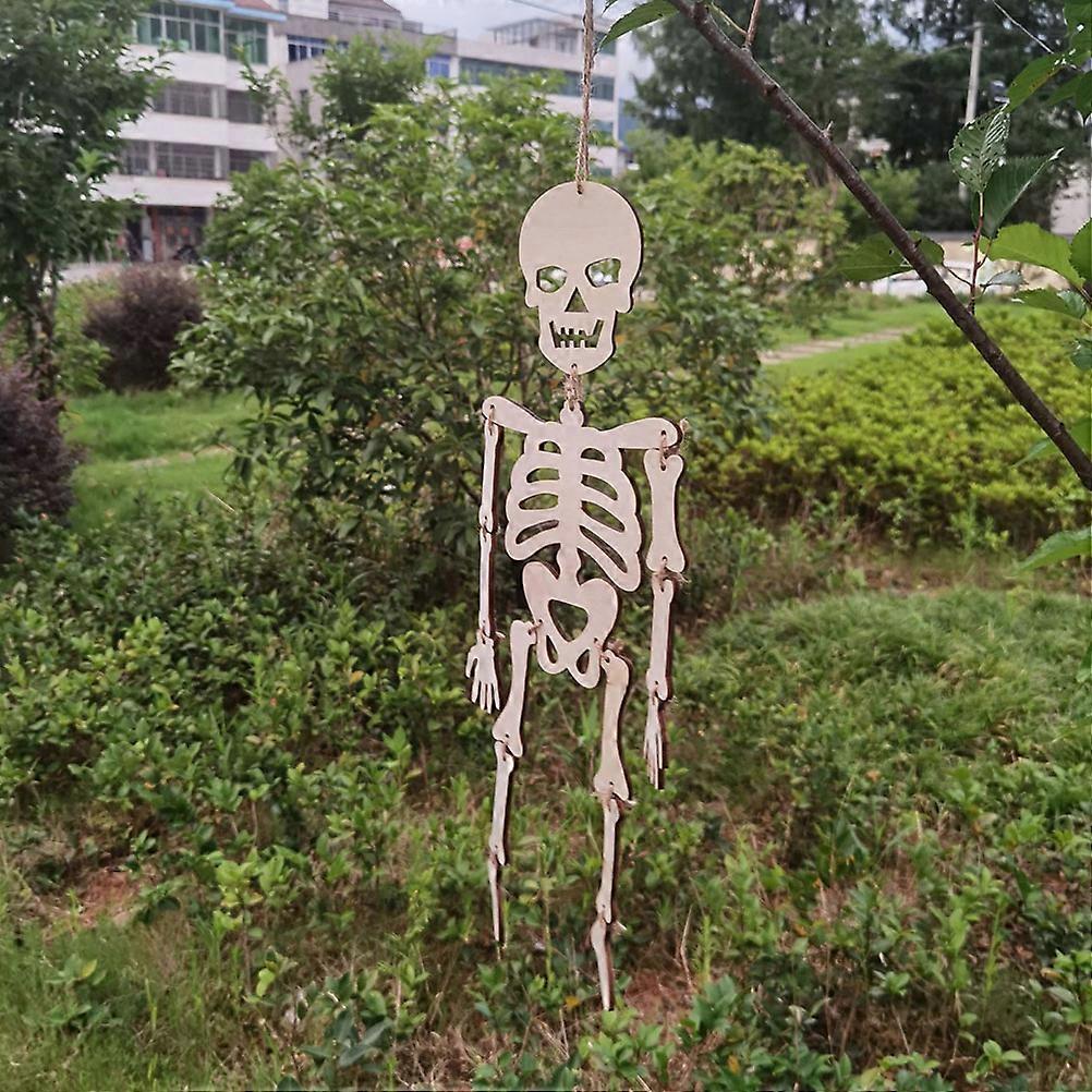 Statue Decor Wooden Jointed Skeleton Skeleton Props Party Adornments ...
