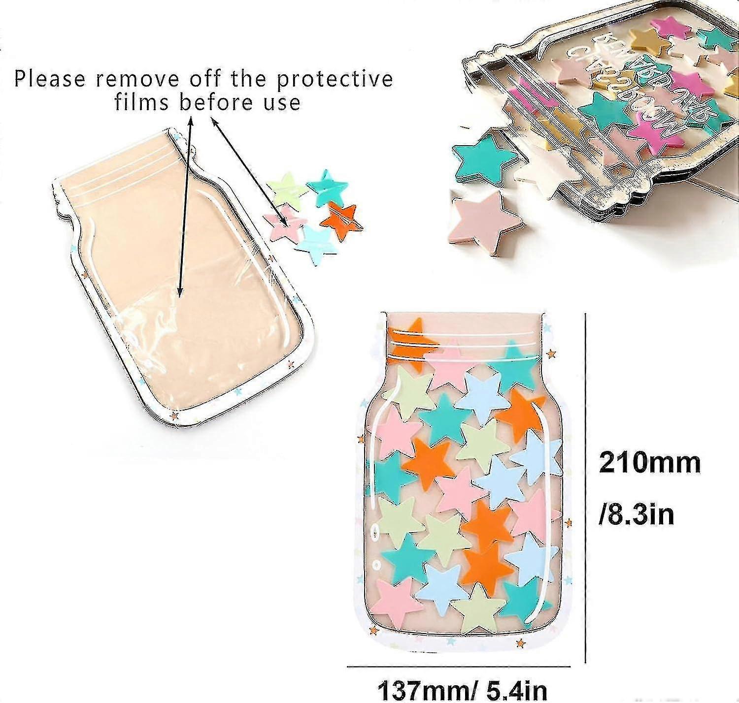 Star Reward Jar For Kids, Incentive Jar, Personalized Stars Reward ...