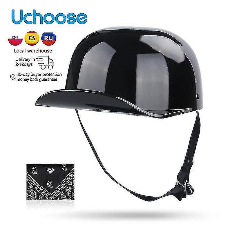 Uchoose Baseball Cap Helmet Motorcycle Vintage Retro Helmets Summer ...