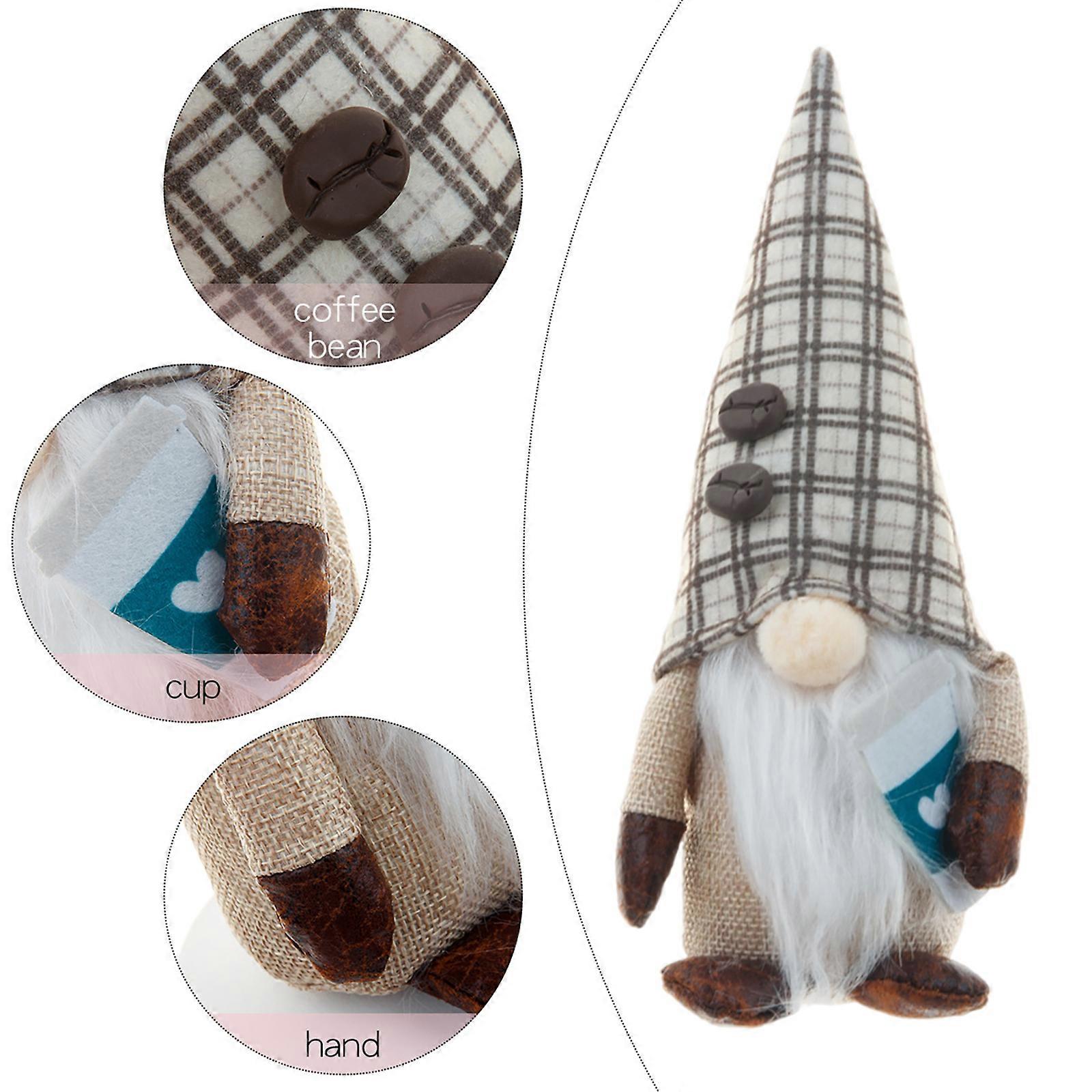 Coffee Gnomes Plush Decor, Coffee Table Coffee Bar Gnomes Decorations ...