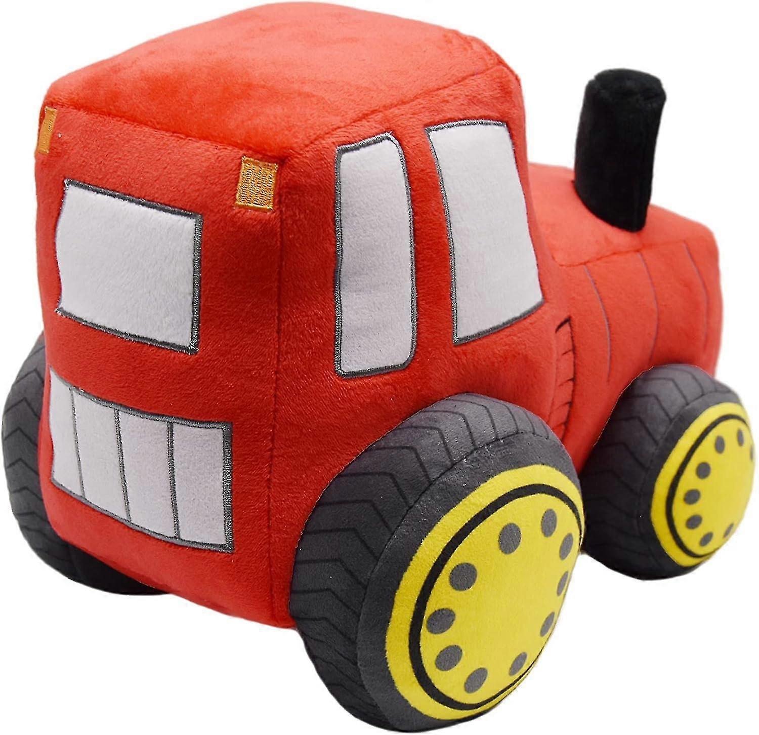 Soft Plush Tractor Stuffed Truck Toy Super Cute Car Plushie Throw ...