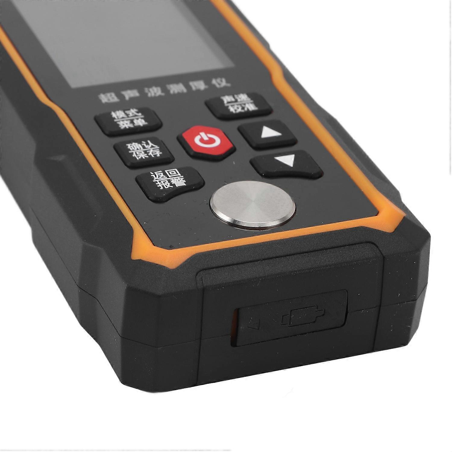 Ultrasonic Thickness Gauge 1.00‑300.00mm 2.4 Inch LCD Display Metal ...