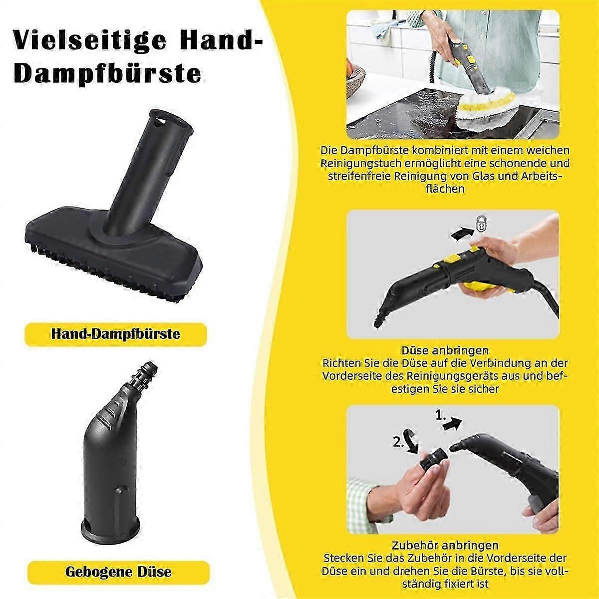 10Piece Accessory Set for Steam Cleaners SC1 SC2 SC3 SC4 SC5 Includes ...