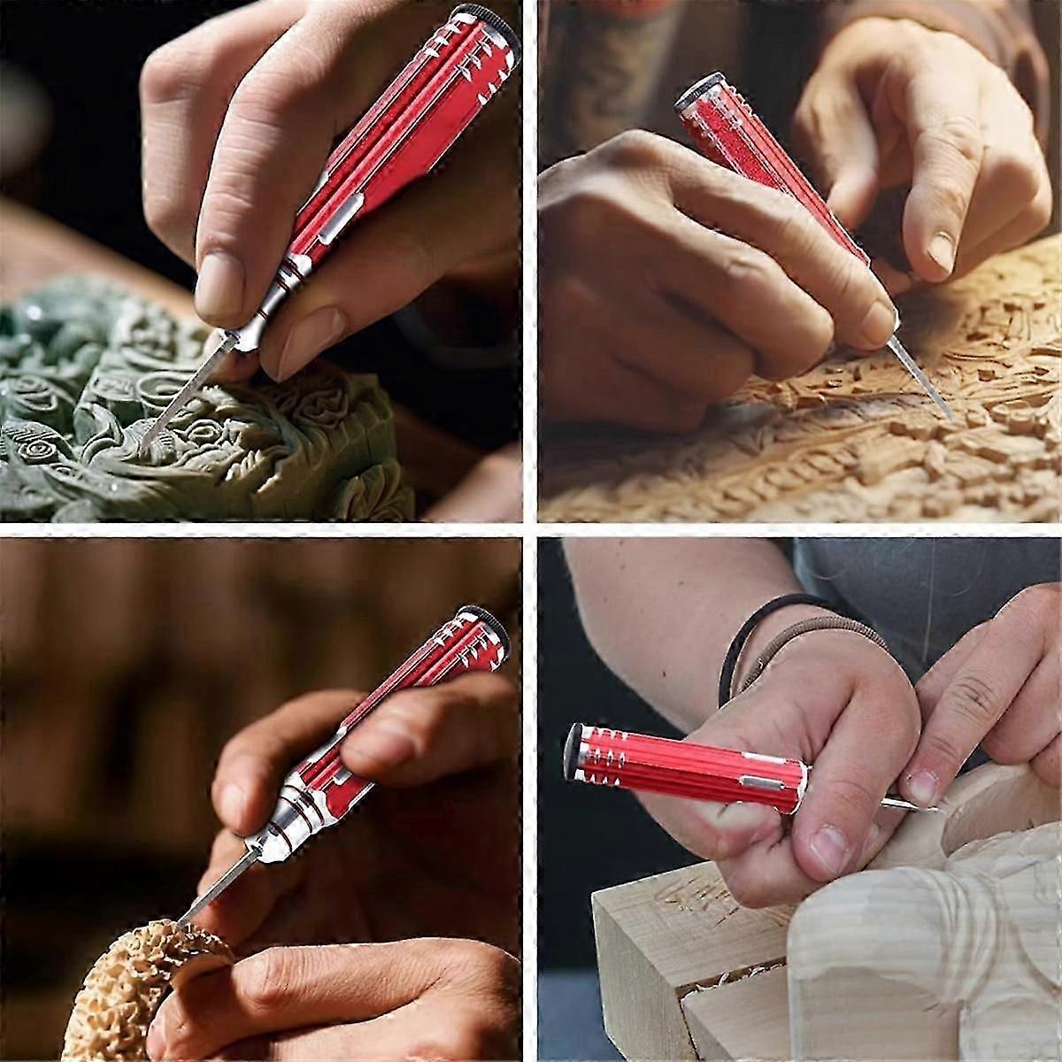 Prime Model Scriber with 7 Blades (0.1-2.0mm) - Precision Engraving Tool for Carving & Panel ...