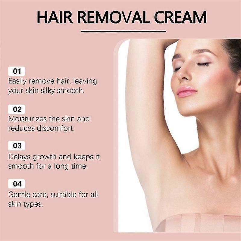 Hair depilation cream gently cleanses without irritation | Fruugo UK