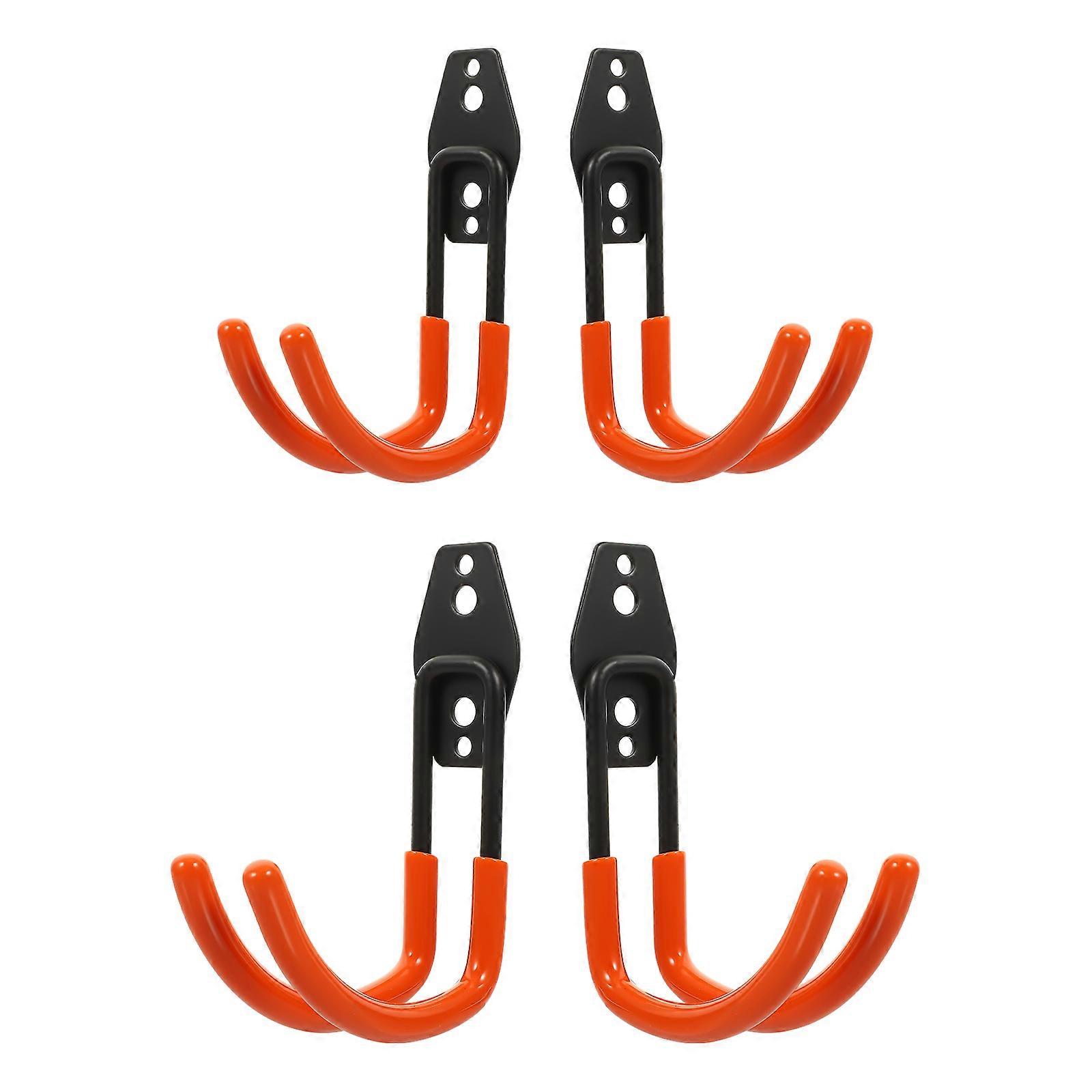 Ladder Hangers Garage Utility Hook 4Pcs Curved PVC Wall Mounting For ...
