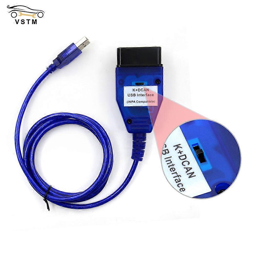 NEW OBD 2 USB Cables For inpa For bmw K+DCAN USB Interface Diagnostic ...