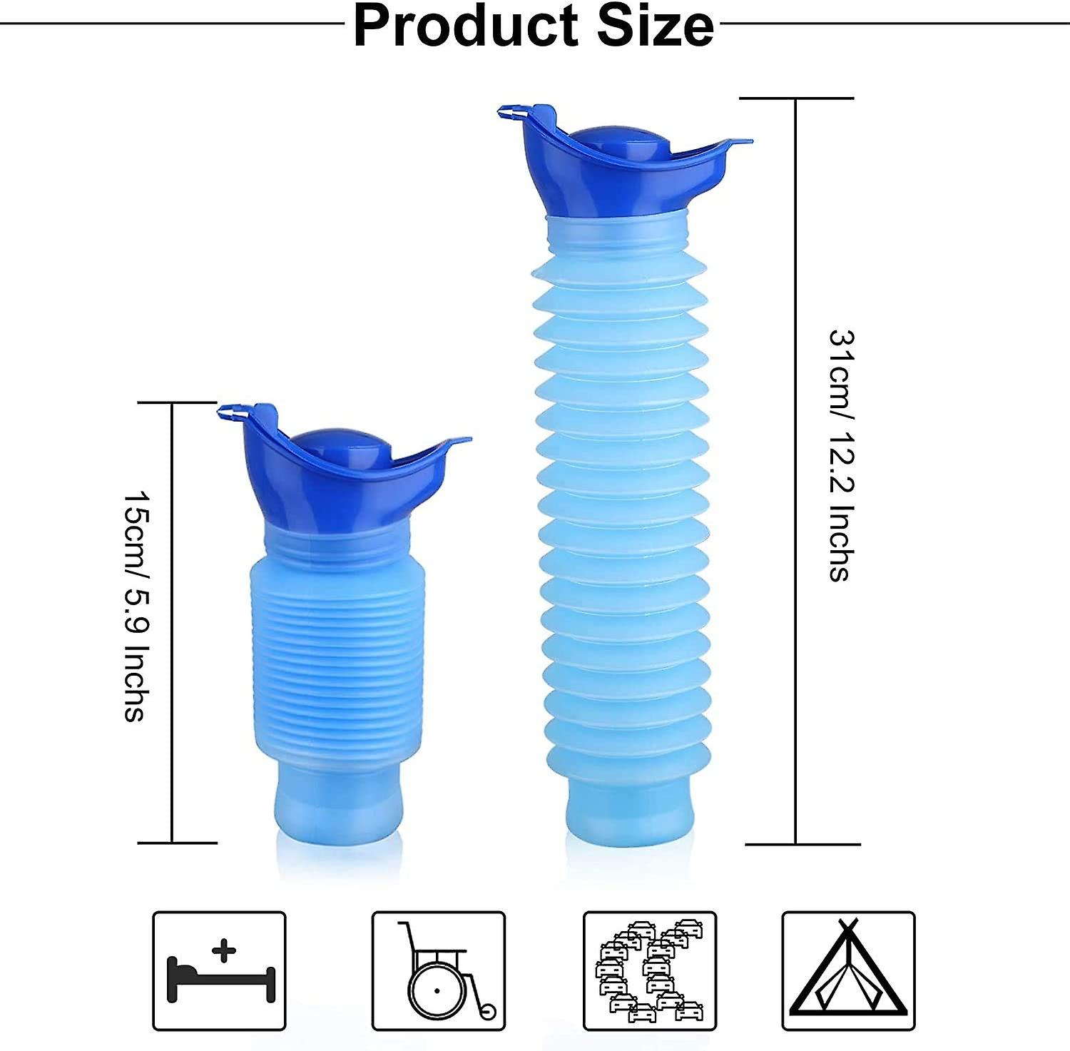 Collapsible Urinal, Portable Mobile Toilet Potty Urinal Bottle For Men ...