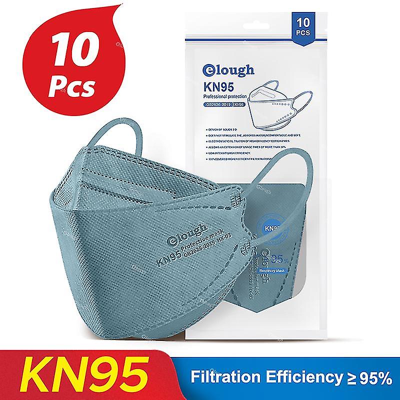 Elough Ffp2 Mascarillas Black Ce Kn95 Mascarillas Approved Hygienic ...