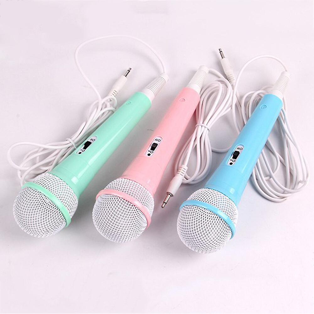 Children Wired Microphone Toy Musical Instrument Karaoke Singing Kid ...