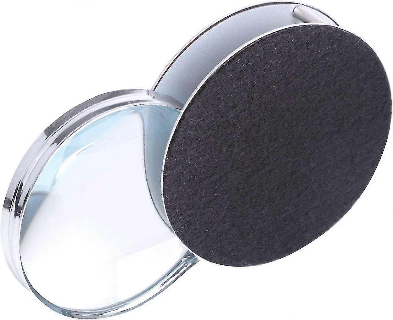 20x Folding Pocket Magnifier With Metal Case Foldable Reading Magnifier ...