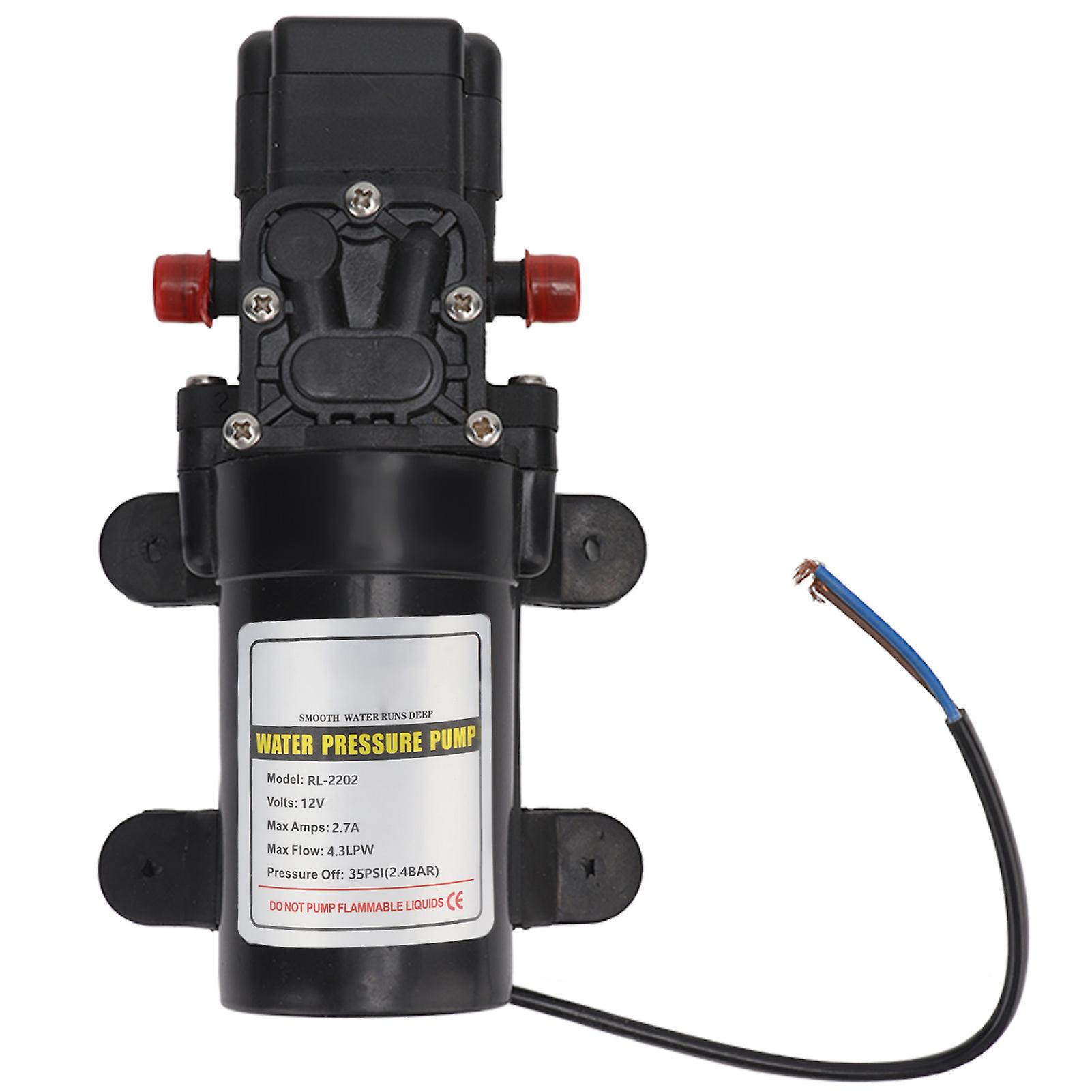 Self Priming 12V High Pressure Diaphragm Pump RL 2202 for Outdoor Use ...